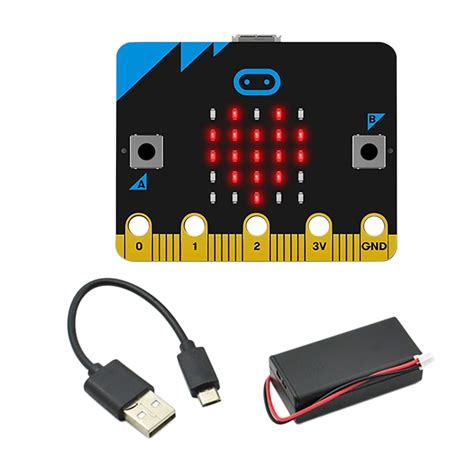 Micro Bit V Development Board Micro Bit Smart Car Kit Qtruck Python Education BBC Microbit