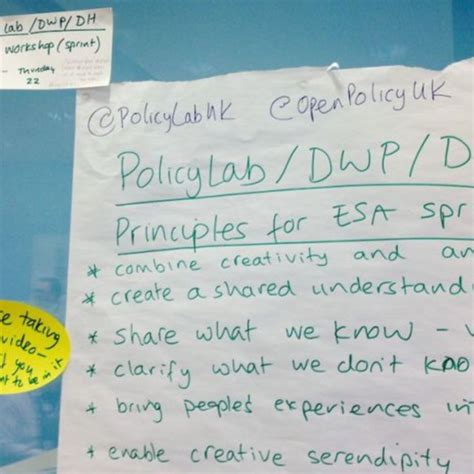 Photo From Policy Labs First Policy Sprint Workshop Showing Its