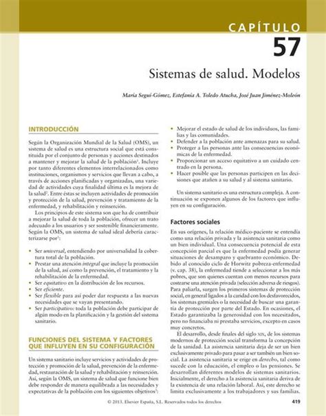 Resúmenes De Modelos De Sistemas De Salud Descarga Apuntes De Modelos