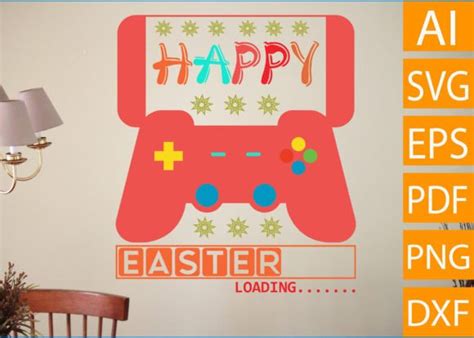 Happy Easter Loading Svg File Graphic By Tshirtdesignstore919