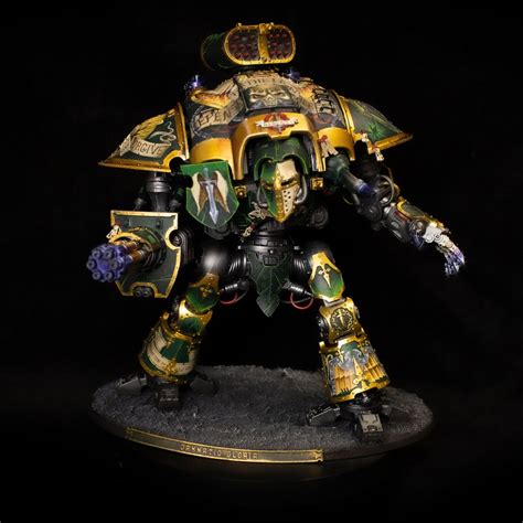 Warhammer 40k Imperial Knight Paladin Miniature Painting Commission Etsy