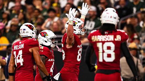 Highlight Jacoby Brissett Connects With Trey Mcbride For 12 Yard Touchdown