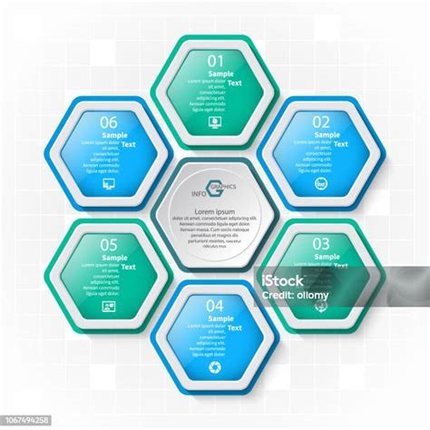 추상적인 3d 종이 인포 그래픽 비즈니스 템플릿입니다 벡터 일러스트 레이 션 0명에 대한 스톡 벡터 아트 및 기타 이미지 0명 3차원 형태 공란 Istock