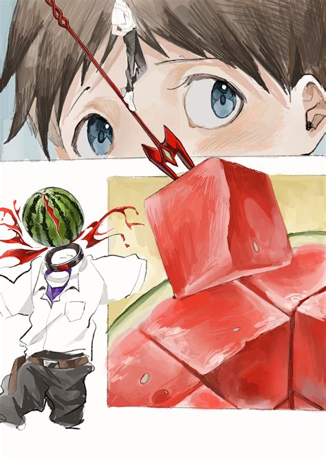 Ikari Shinji And Nagisa Kaworu Neon Genesis Evangelion And More Drawn By Peila Danbooru