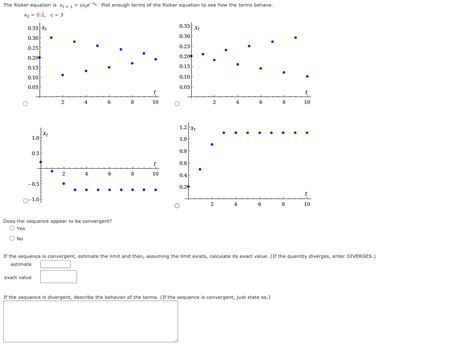Solved Plot Enough Terms Of The Discrete Logistic Equation