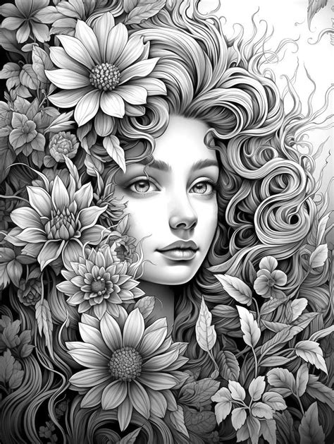 Digital Stamps Digital Art Coloring Books Coloring Pages Adult