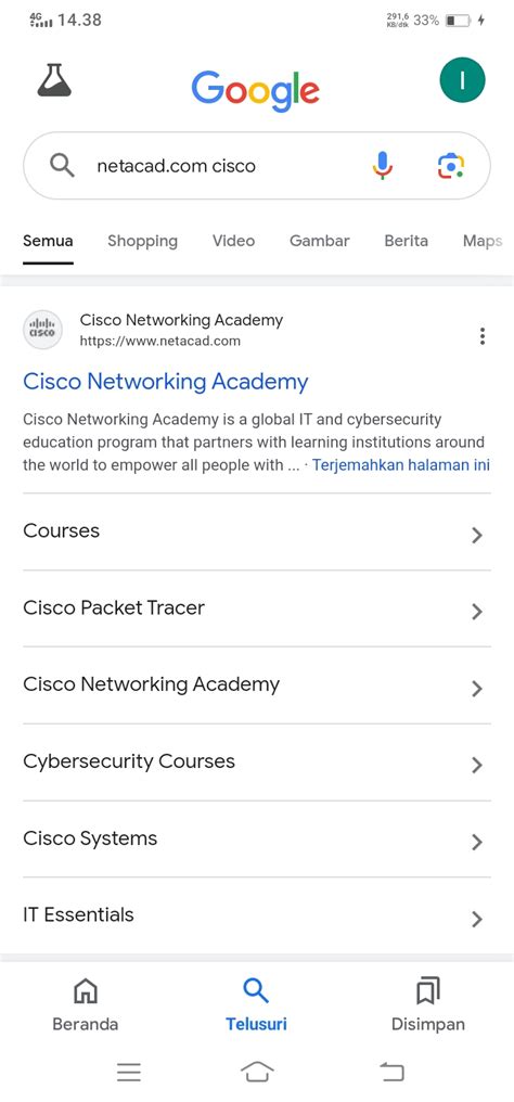 Langkah Langkah Membuat Akun Cisco