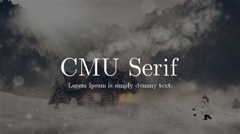 CMU Serif Font Family Download Free For Desktop Webfont