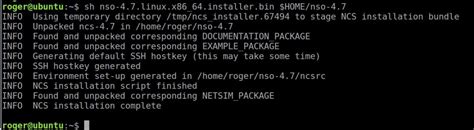 Cisco NSO Installation Guide Install Cisco NSO On Linux Ubuntu