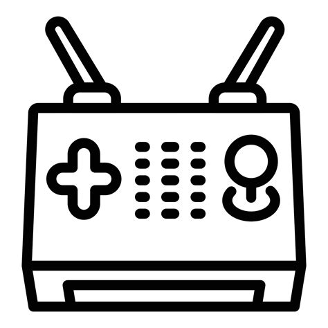 Drone Joystick Icon Outline Style 14363351 Vector Art At Vecteezy