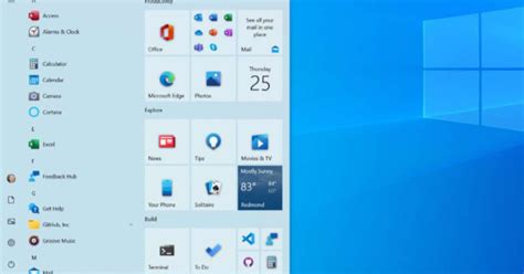 Ampliar O Menu Iniciar Do Windows 10