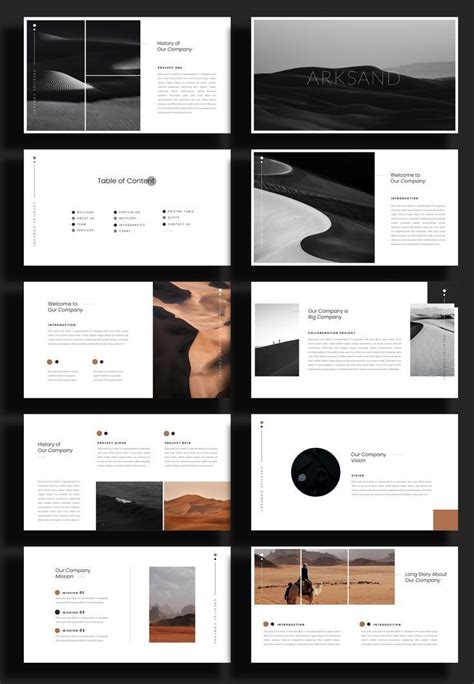 Arksand Modern Business Presentation Template Presentation Layout Powerpoint Presentation