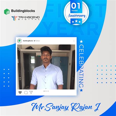 youvasri s on linkedin celebrating 1 year work anniversary buildingblocks software services 🤩