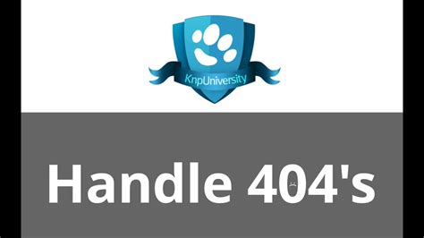 Handling 404s Other Errors Symfony Restful Api Errors Course 2 Symfonycasts