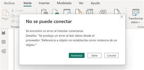 Error Al Importar Datos De Oracle En Powerbi Desktop