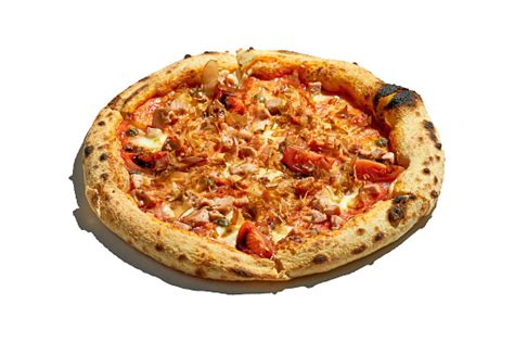 흰색 배경에 고립 된 토마토 닭고기 및 흰색 소스를 곁들인 피자 0명에 대한 스톡 사진 및 기타 이미지 0명 모차렐라 미식가 Istock