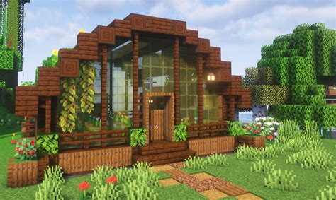 Bee Sanctuary Greenhouse By Seapumpkin Minecraft Houses Minecraft House Designs Cute