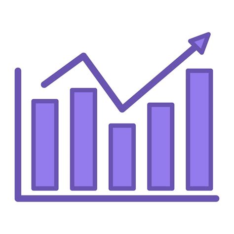 Premium Vector Colored Data Chart Icon