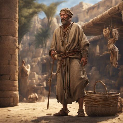 A Photo Realistic Full Body Image Of A Phoenician Trader In Bronze Age