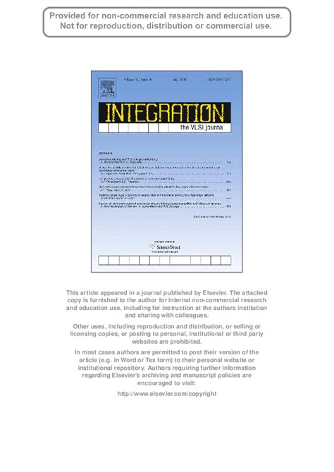 Pdf Timing Driven Via Placement Heuristics For Three Dimensional Ics