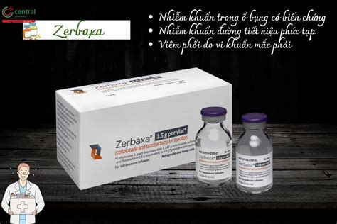 Thuốc Zerbaxa Điều Trị Nhiễm Trùng ổ Bụng Tiết Niệu Phức Tạp