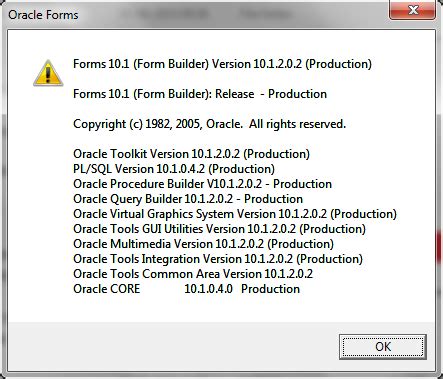 Oracle10g Oracle 10g Forms Not Opening In Form Developer On Windows7