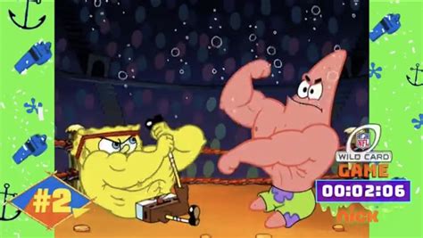 Spongebob Vs Patrick Bun Wrestling Fight