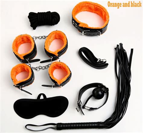 Sex Bondage Kit Set 7 Pcs Sexy Product Set Adult Games Toys Set Hand