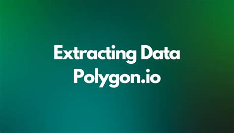 extracting data from