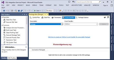 ssis package components