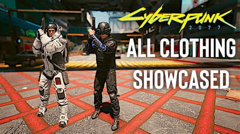Cyberpunk 2077 All Clothes Showcase All Jackets Shirts Suits