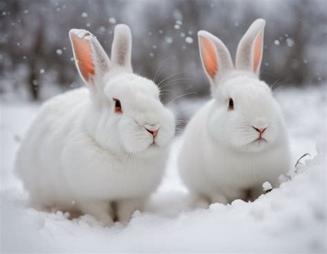 White Rabbits Playing In The Snow By Paultease On Deviantart