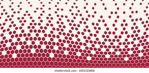 Hexagon Halftone Geometric Vector Patter Stock Vector Royalty Free Shutterstock