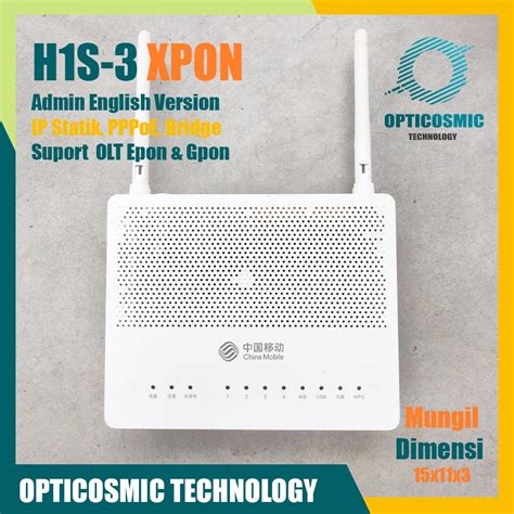 Jual Modem Xpon H1s 3 Ont Router Wifi Second Murah Support Bridge Ppoe Ip Static Shopee Indonesia