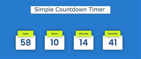 How To Build A Countdown Timer Using Javascript Dev Community