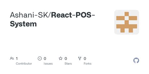 Github Ashani Sk React Pos System