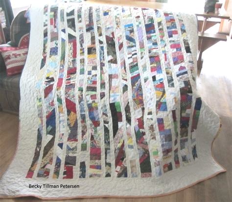 Adding Machine Tape Frenzy Quilted Twins