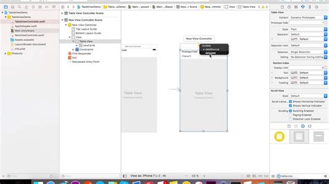 Создание таблицы с помощью Uitableviewcontroller и без него Youtube