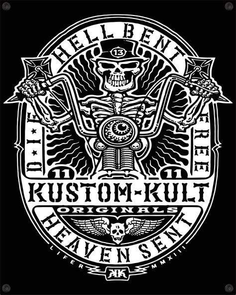 Hell Bent Banner Kustom Kult