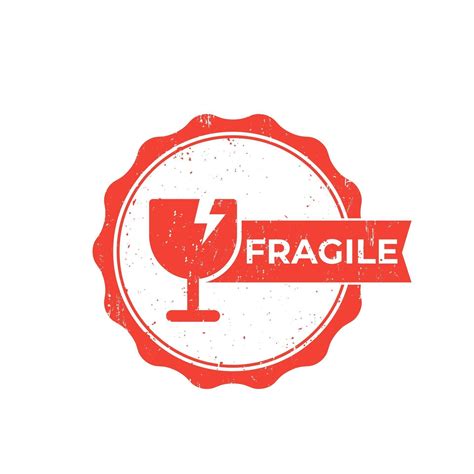 Autocollant Fragile Ou Badge Vectoriel 2459192 Art Vectoriel Chez Vecteezy