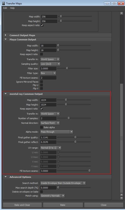 Maya Transfer Map Problems — Polycount