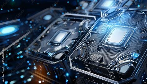 Highly Detailed Technology Texture Ai Supercomputer Chrome Insane Level Of Detail Throughout