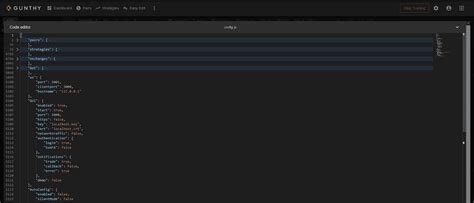 Using The Gunbot Code Editor Gunbot Support