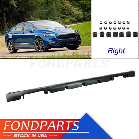Exterior Rocker Panel Molding Trim Right Side Fit For 2013 2016 Ford