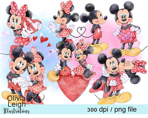 Mickey And Minnie Mouse Clipart