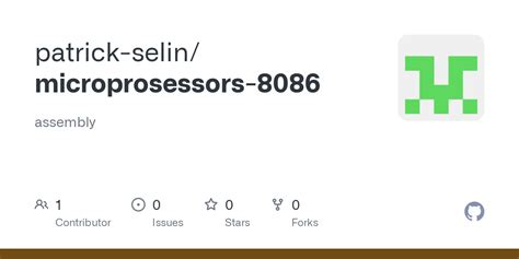 Microprosessors 8086 Mycode44 Asm At Main · Patrick Selin