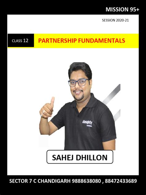 Class 12 Chapter 2 Fundamentals Pdf Partnership Interest