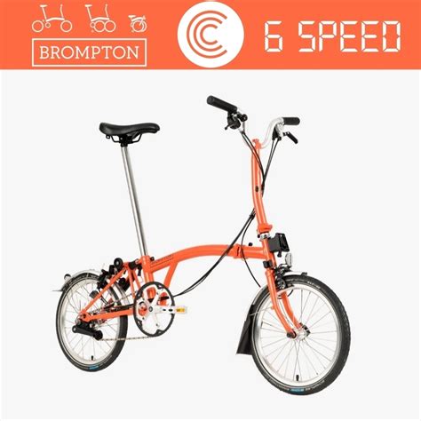 22년형 떨이 브롬톤 자전거 C라인 6단 익스플로어 파이어코랄 M6ls6lh6l