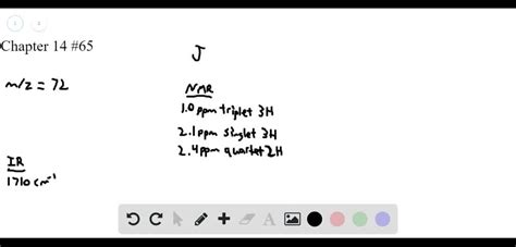 propose a structure consistent with each set of data a compound j