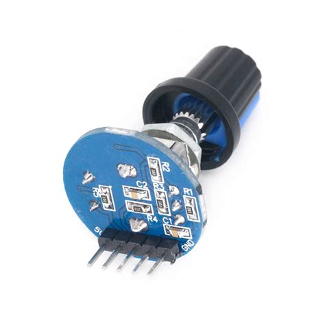 Digital Rotary Encoder Module Rotary Potentiometer With Knob Cap Kitsguru